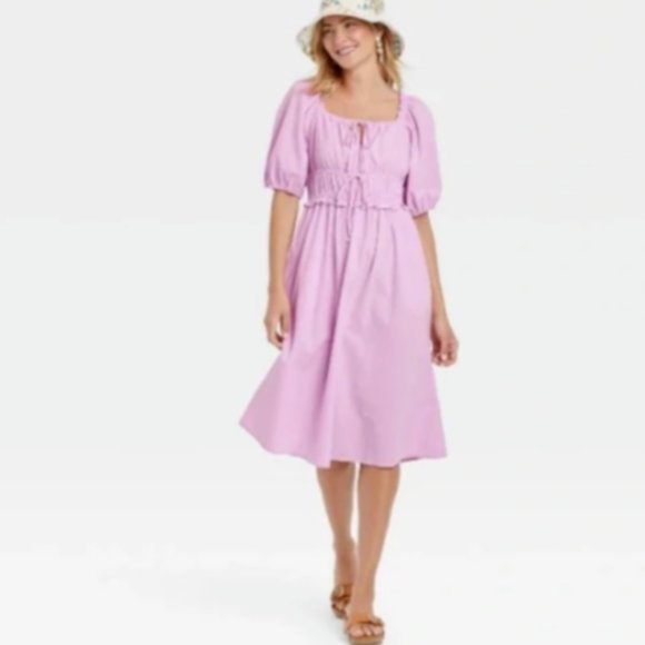 Universal Thread | Dresses | Universal Thread Lilac Purple Square Neck ...